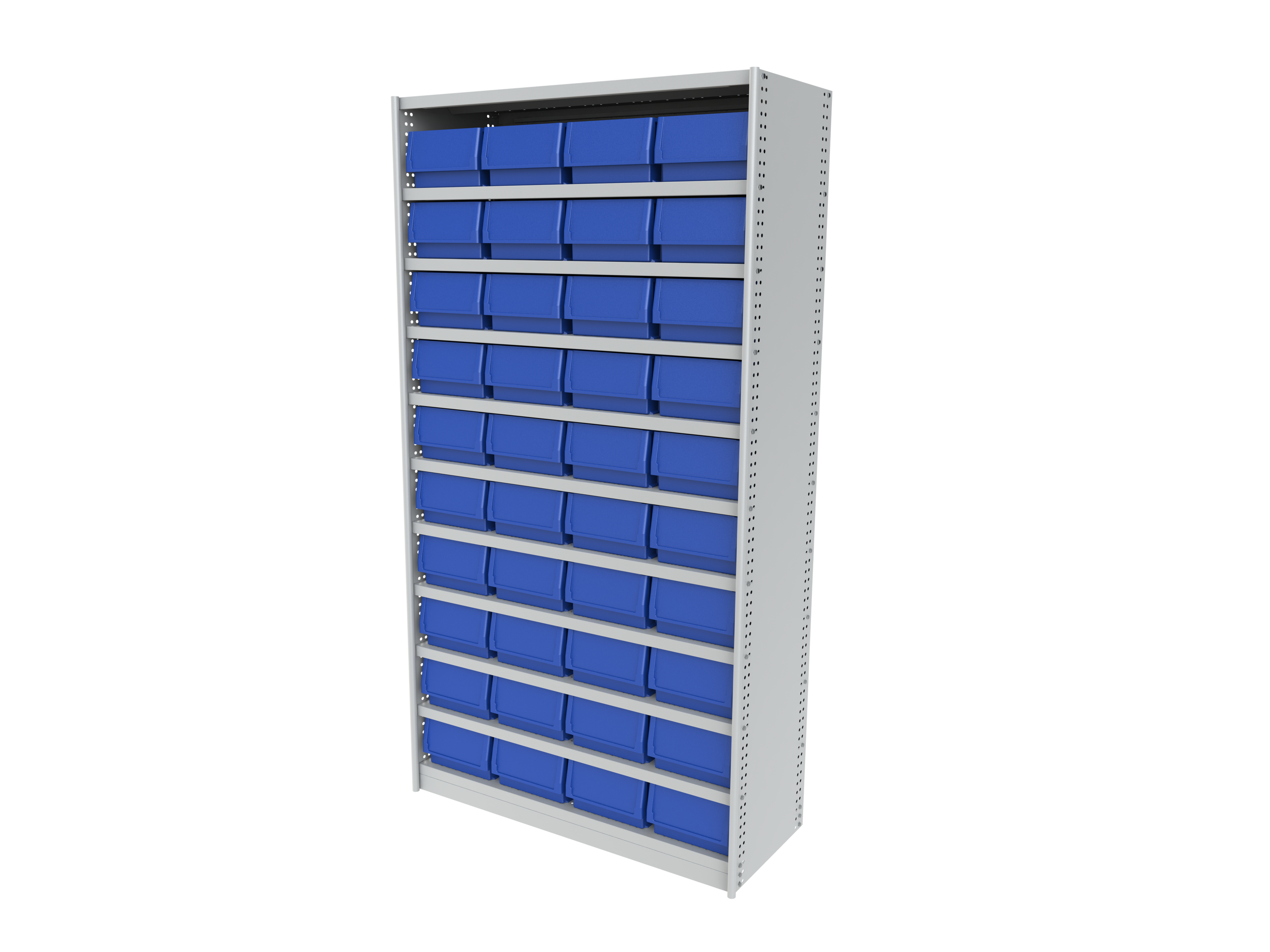 Large Bucket Shelving Bay — Shelving Supply Australia