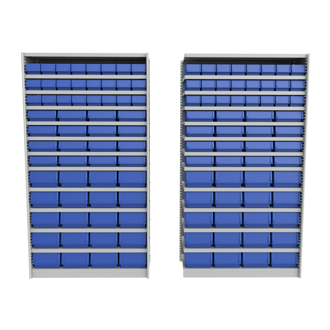 Mixed Bucket Shelving Bay — Shelving Supply Australia