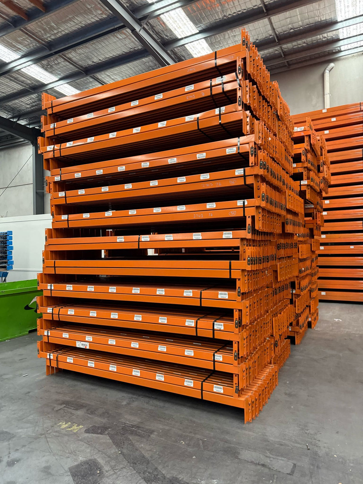 Dexion Open Beams - 2743mm x 76mm - Used — Shelving Supply Australia